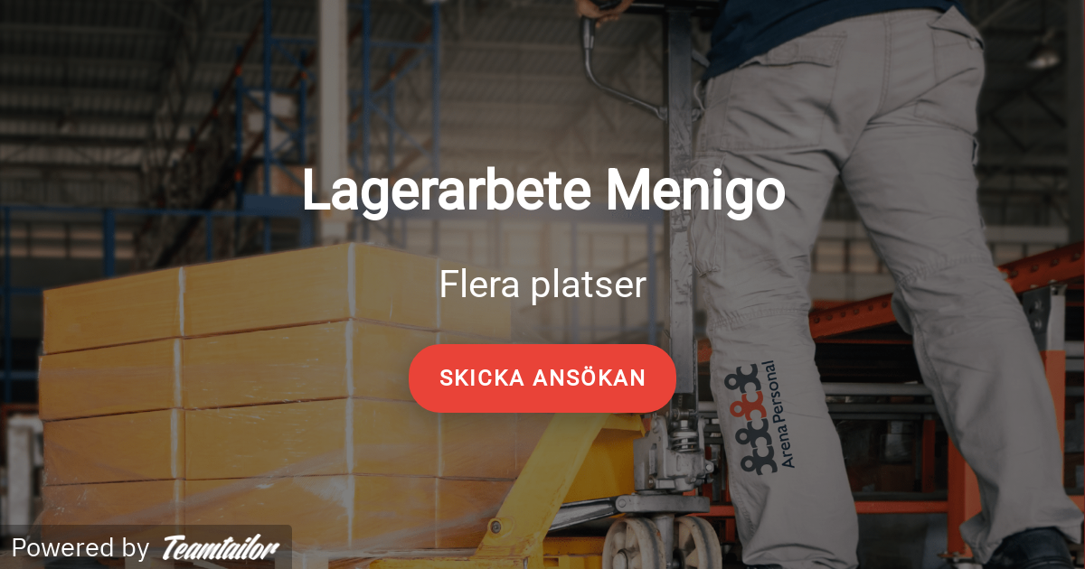 Lagerarbete Menigo - Arena Personal