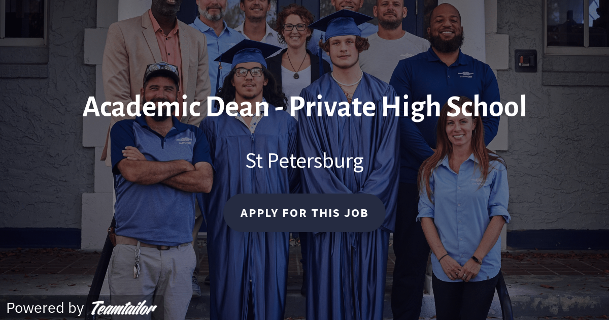 Academic Dean - Private High School - SailFuture
