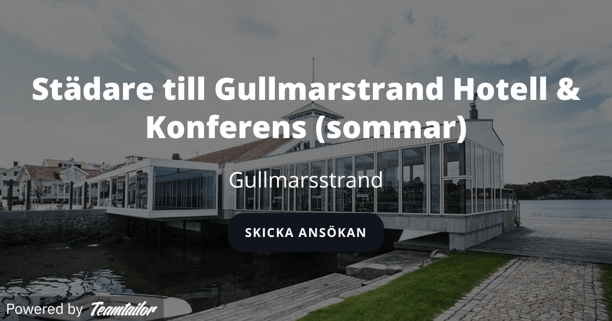 Städare till Gullmarstrand Hotell & Konferens (sommar) - Progressio