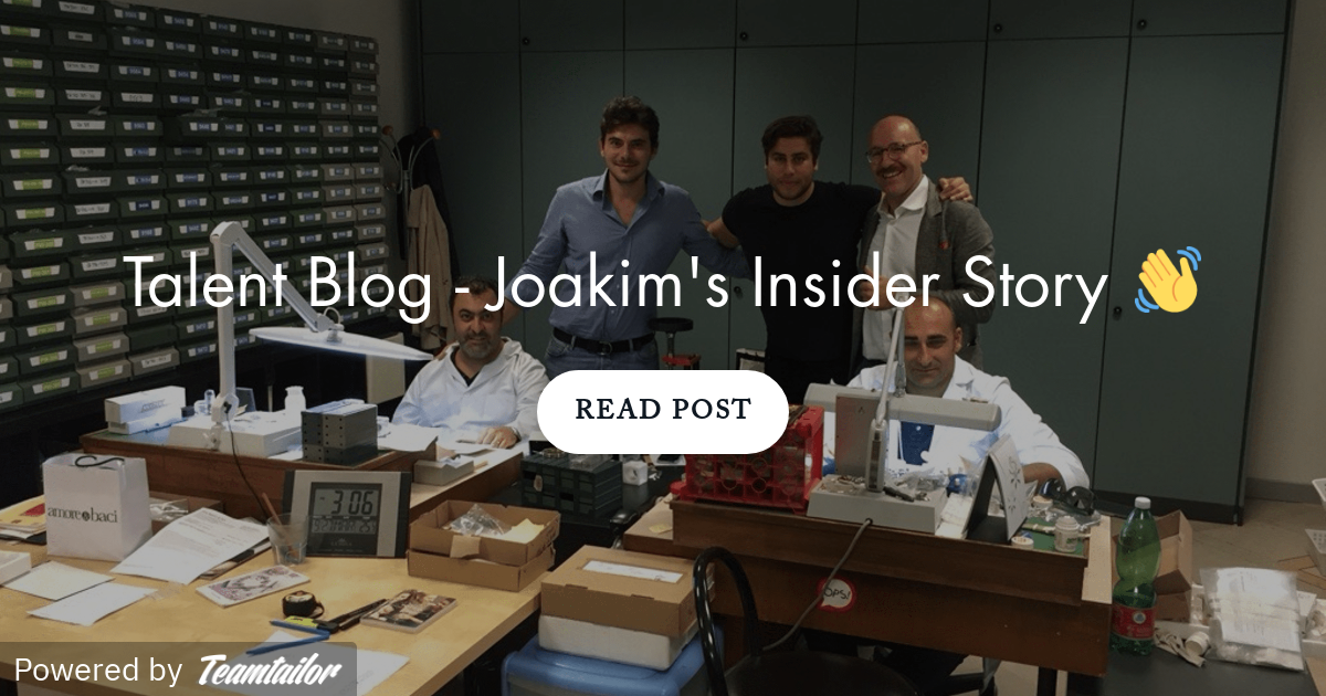 10 years in Daniel Wellington - Insider Story on Joakim's Journey - TALENT BLOG - Daniel Wellington