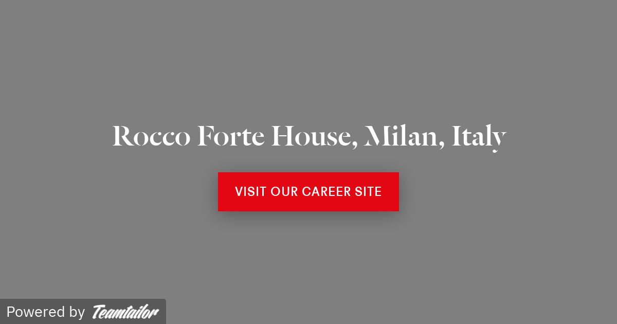 Rocco Forte House, Milan - Rocco Forte Hotels
