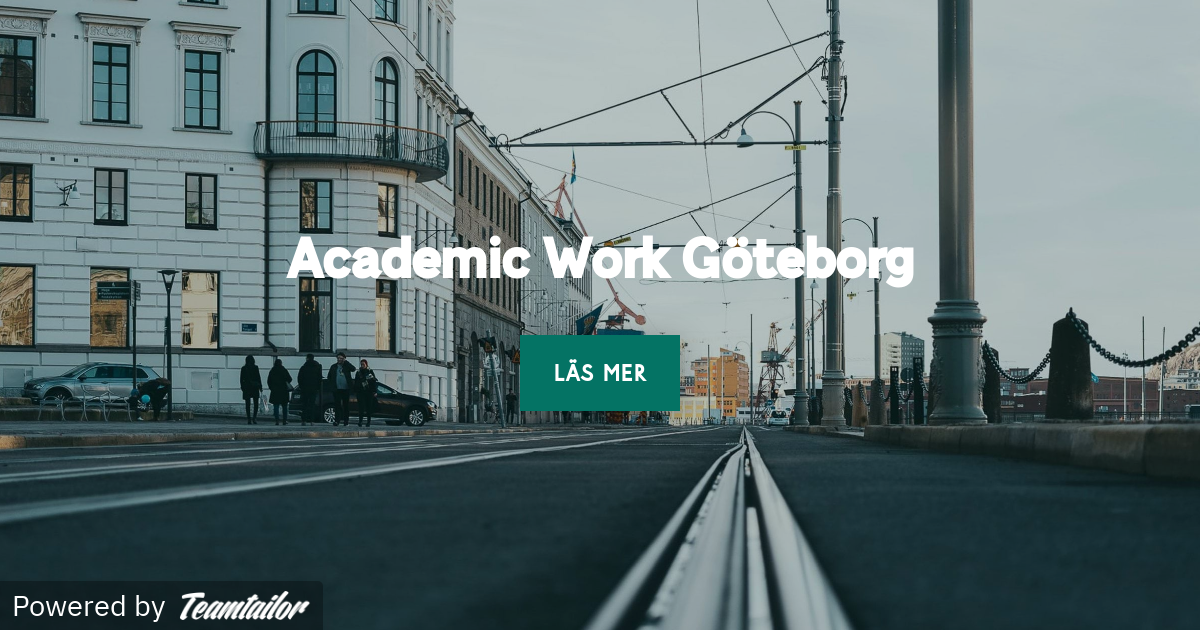 Göteborg - Academic Work Sweden