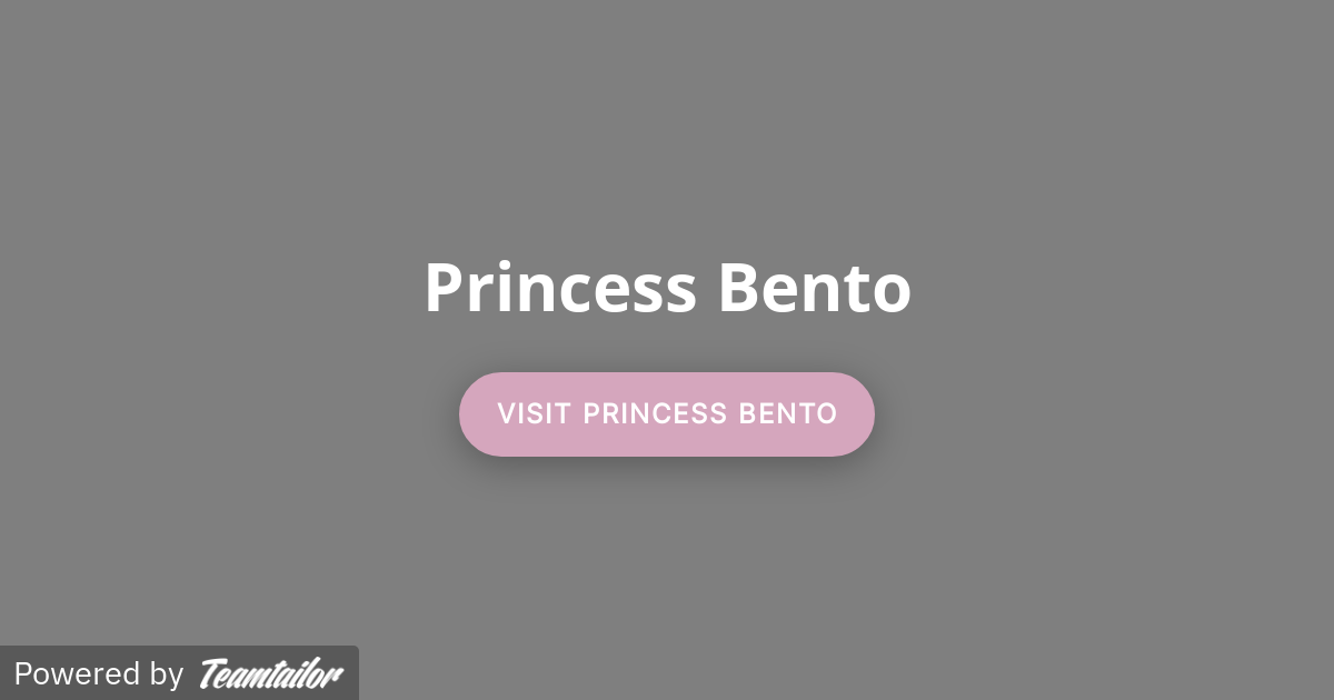 Princess Bento