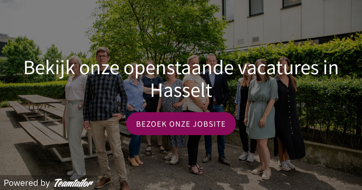 Bekijk onze openstaande vacatures in Hasselt - SD Worx