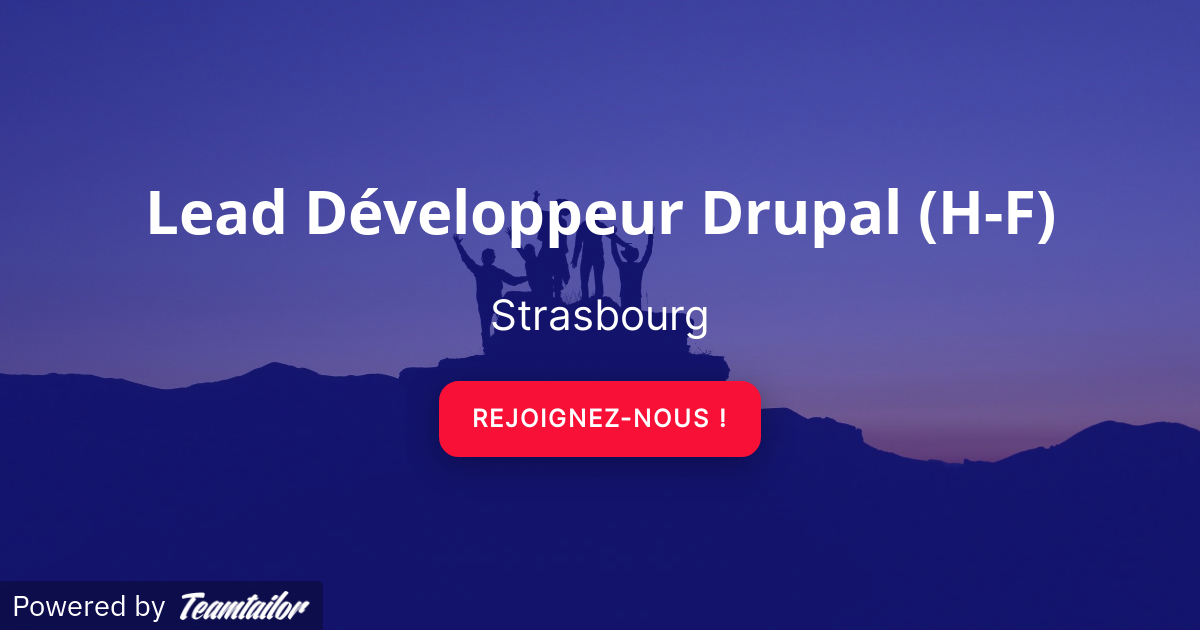 Lead Développeur Drupal (H-F) - Actimage