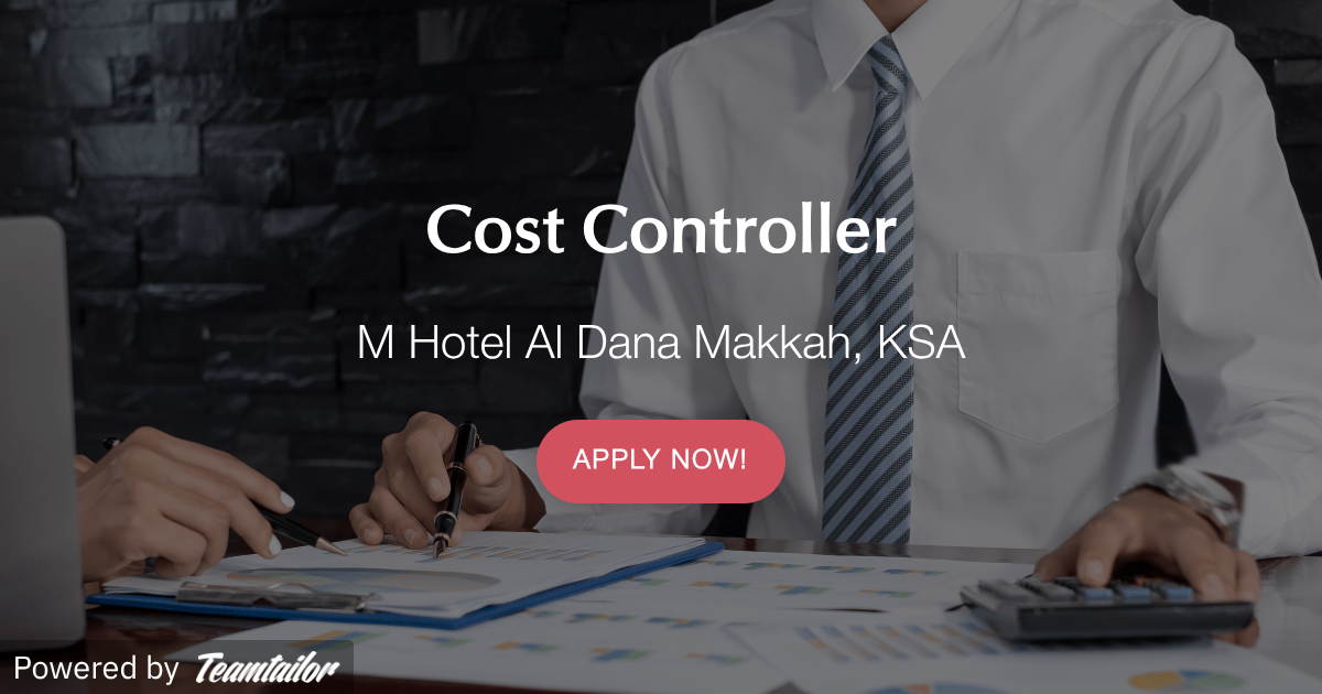 Cost Controller - M Hotel Al Dana Makkah