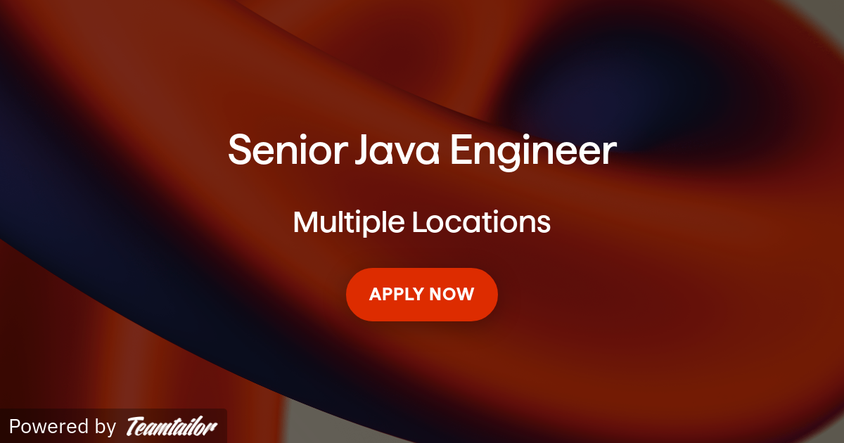 Senior Java Engineer - Avenga