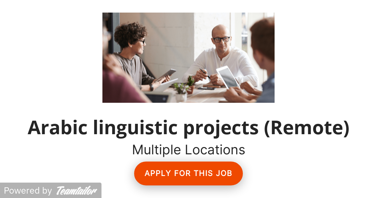 Arabic linguistic projects (Remote) - Sigma Group