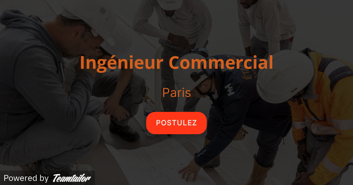 Ingénieur Commercial - Etandex