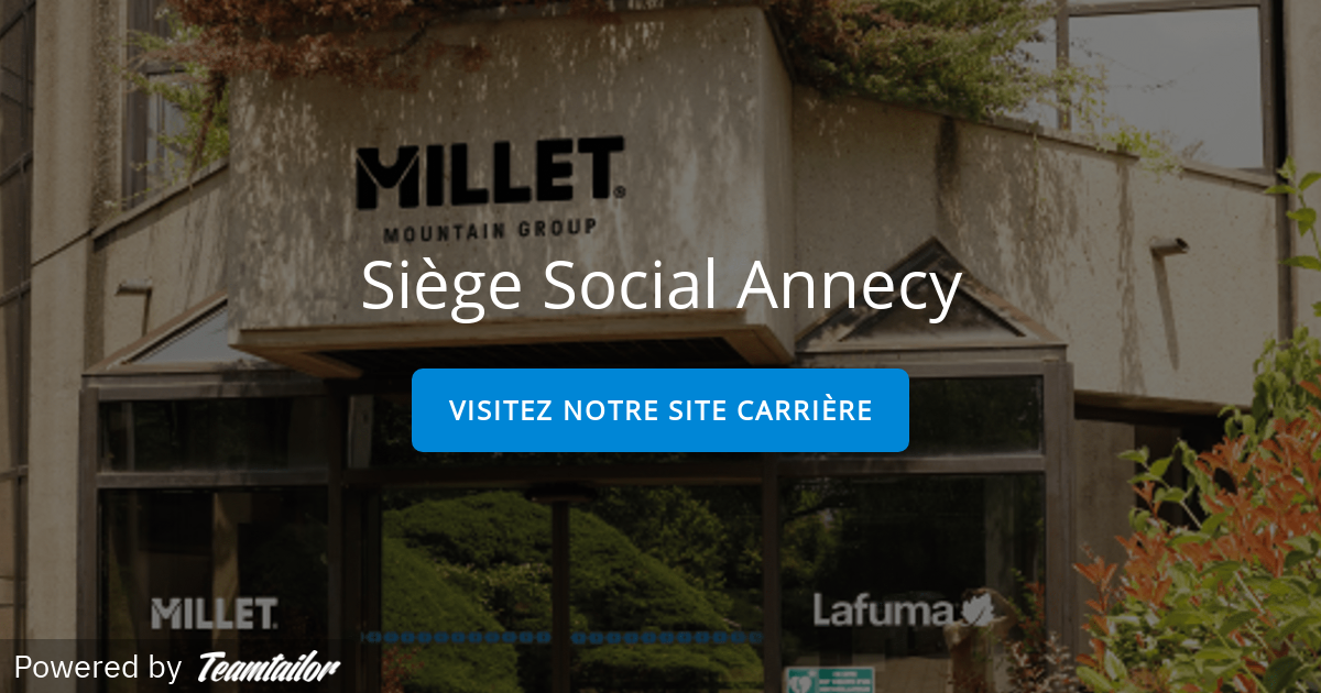 Siège Social - Annecy - Millet Mountain Group