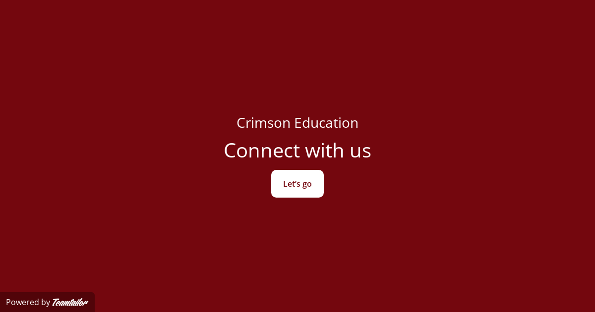 Crimson Education – Connect