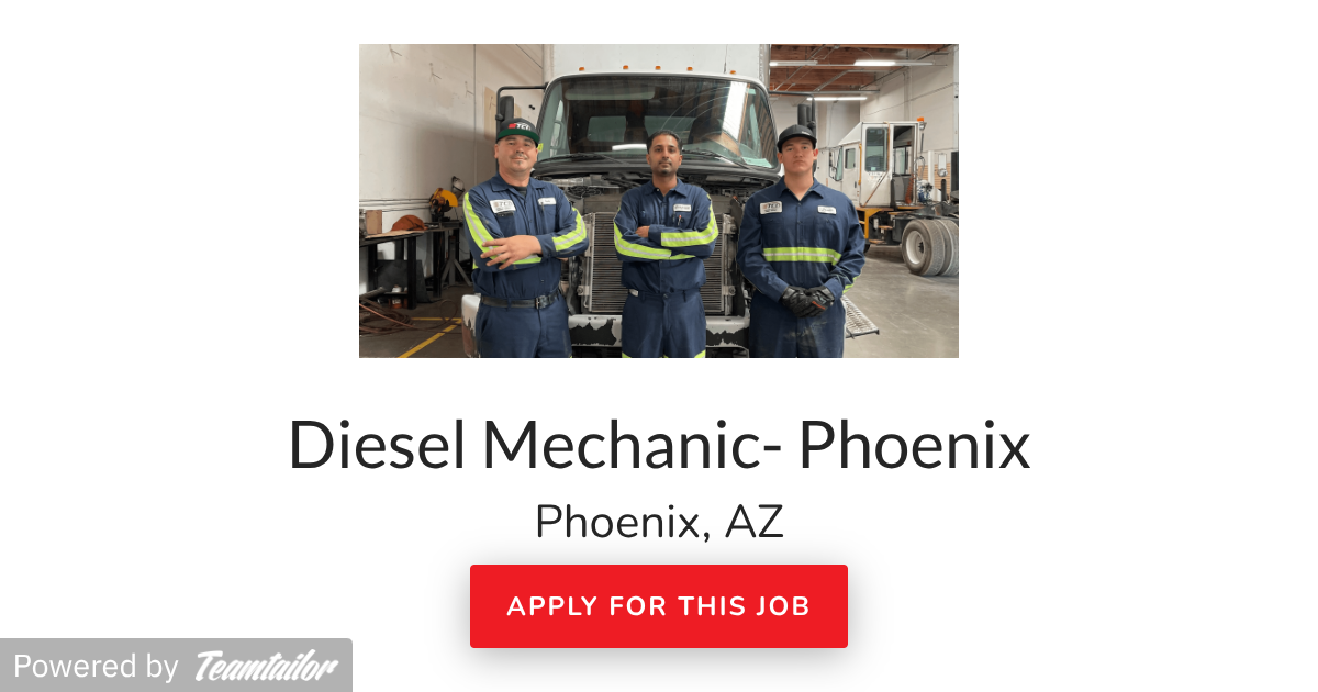 Diesel Mechanic- Phoenix - TCI Transportation