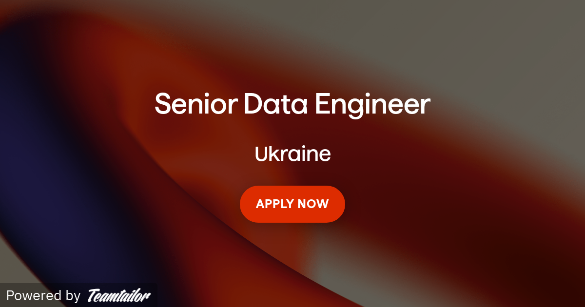 Senior Data Engineer - Avenga x Qinshift