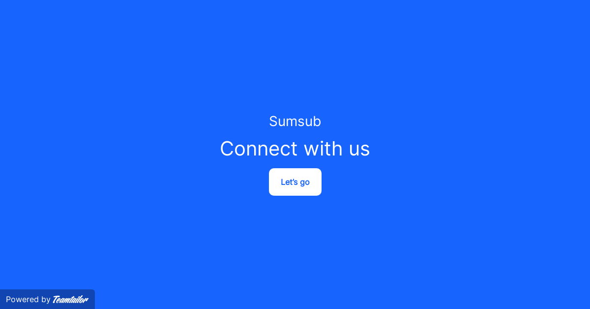 Sumsub – Connect