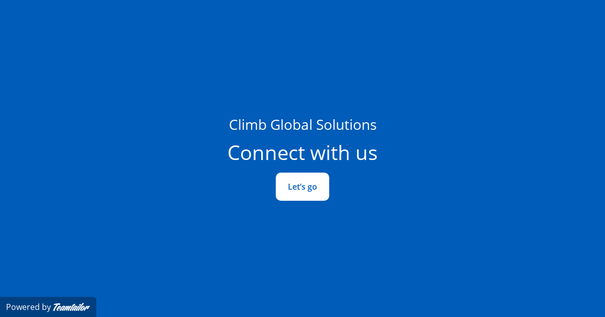 Climb Global Solutions – Connect