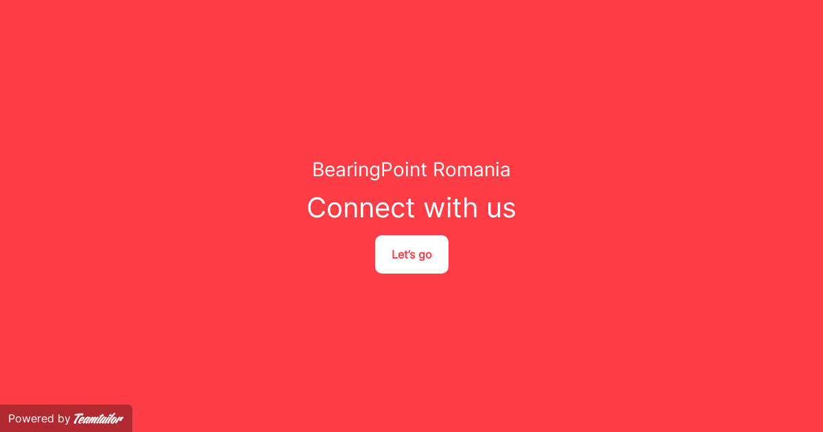 BearingPoint Romania – Connect