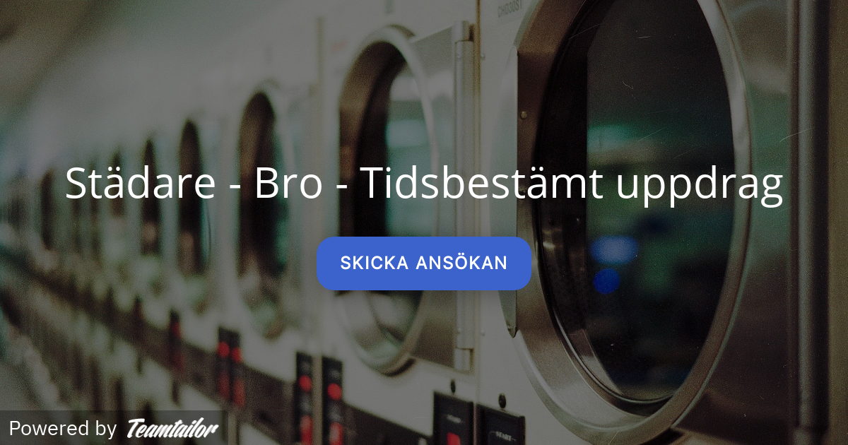 Städare - Bro - Tidsbestämt uppdrag - Simplex Bemanning AB