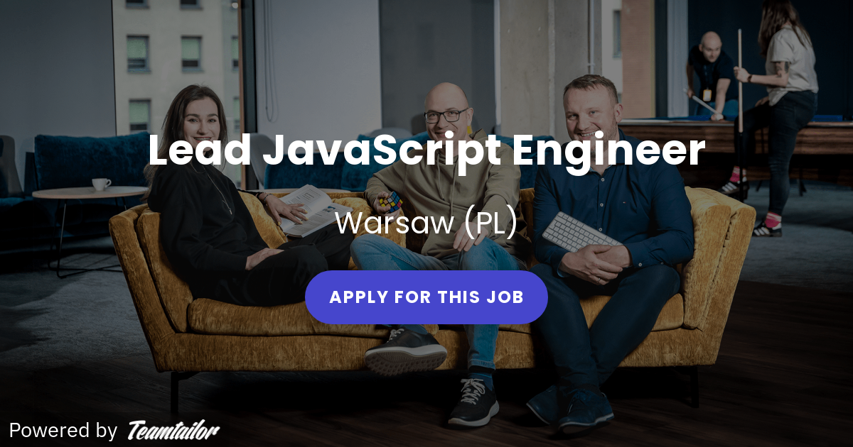 Lead JavaScript Engineer - Spyrosoft