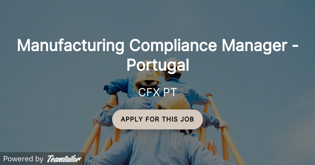 Manufacturing Compliance Manager - Portugal - Colorifix Limited