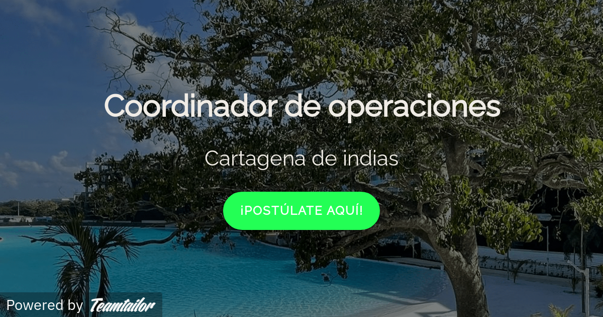 Coordinador de operaciones - AED Constructores