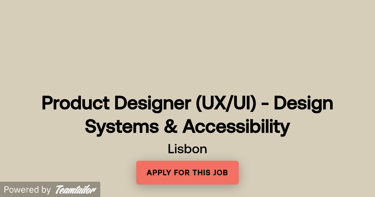 Product Designer (UX/UI) - Design Systems & Accessibility - Hyphen
