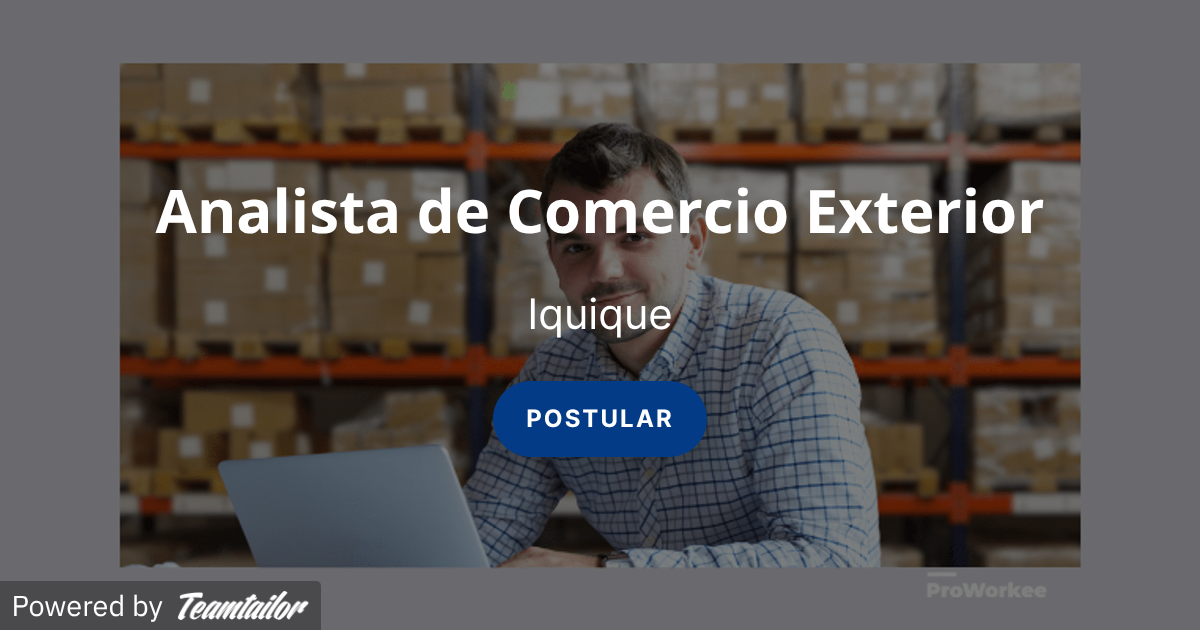 Analista de logística - Procesum Recruiter