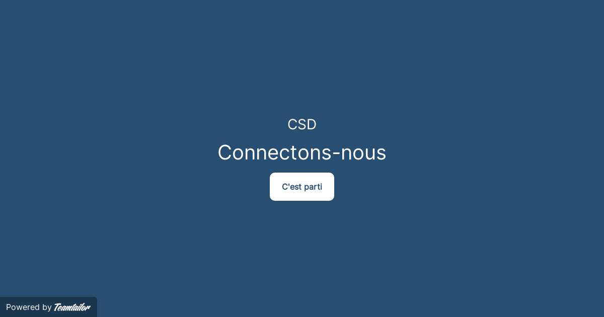 CSD – Connect