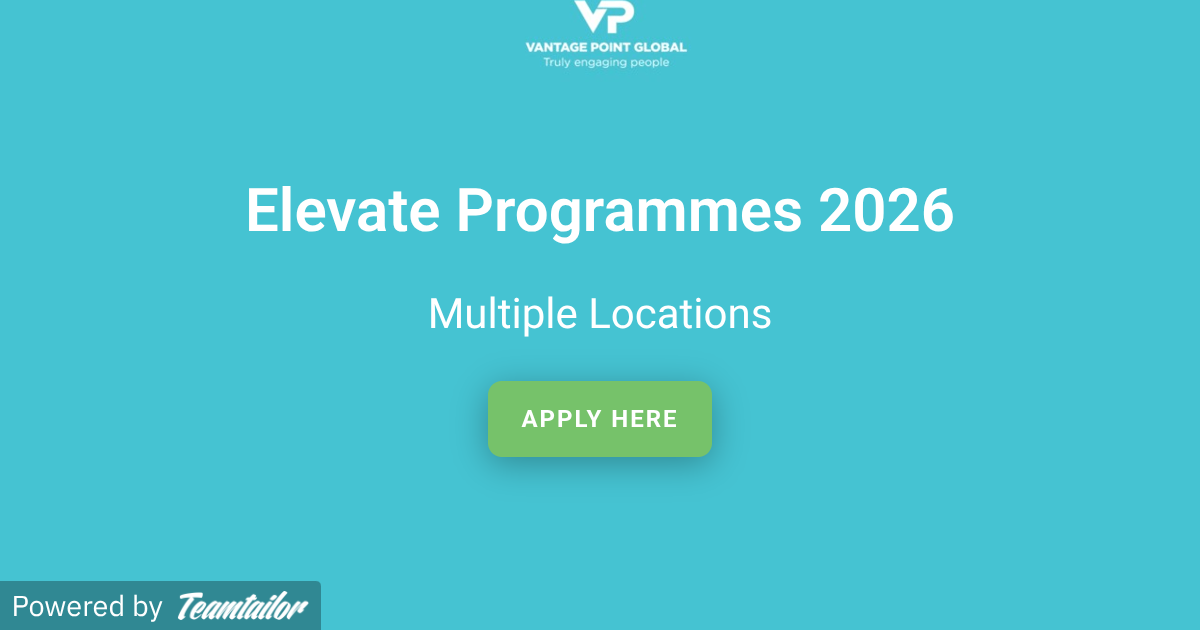 Elevate Programmes 2025 - Vantage Point