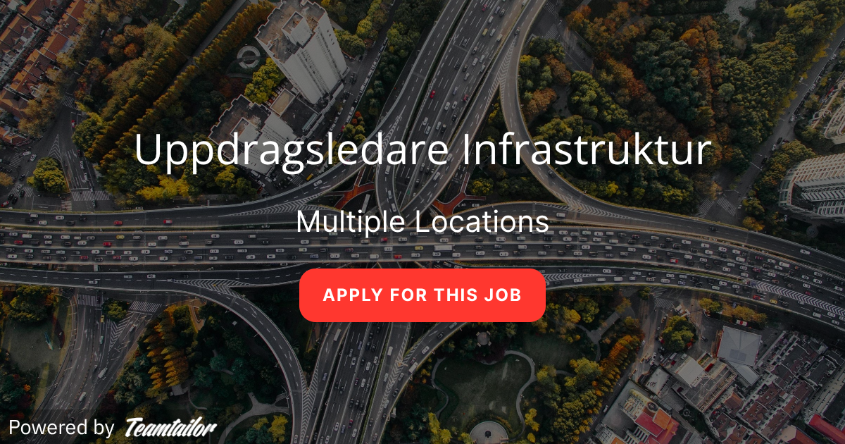 Uppdragsledare Infrastruktur - WSP Sverige