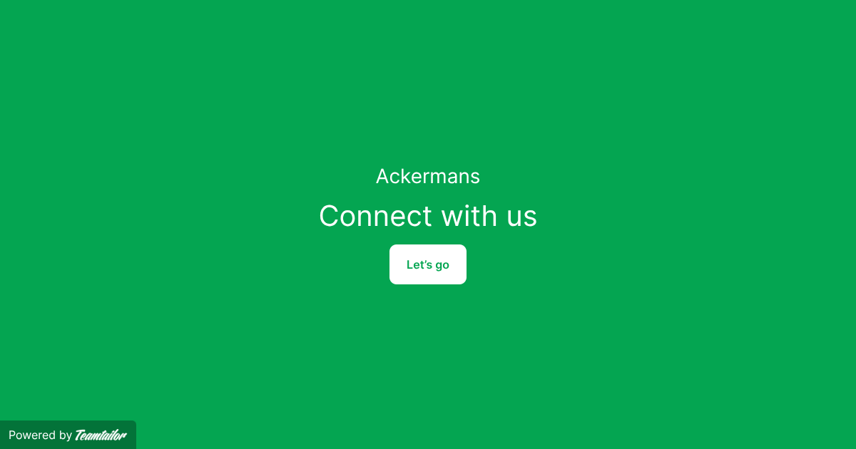 Ackermans – Connect