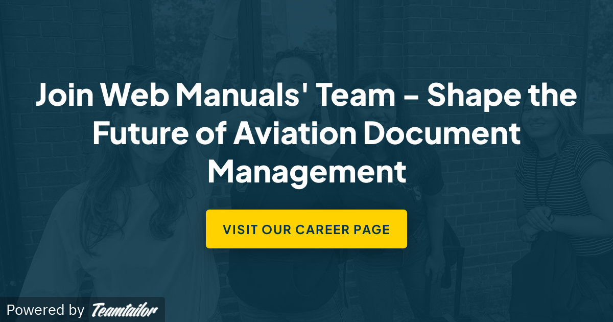 Join Web Manuals' Team - Shape the Future of Aviation Document ...