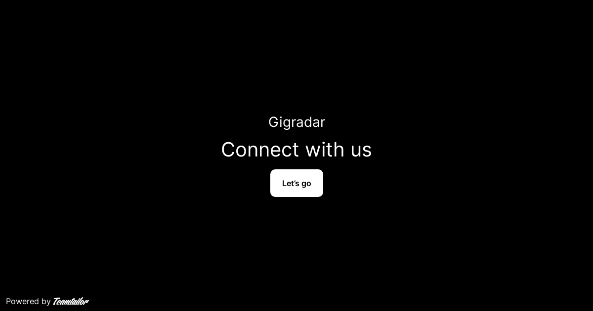 GigRadar – Connect