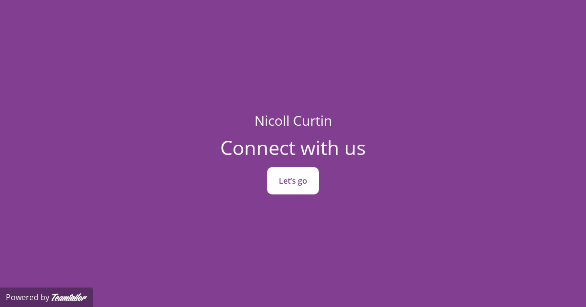 Nicoll Curtin – Connect