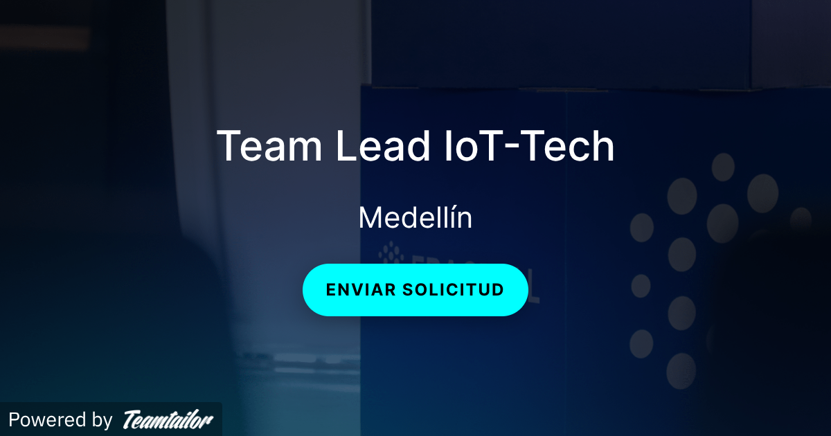 Team Lead IoT-Tech - Fracttal