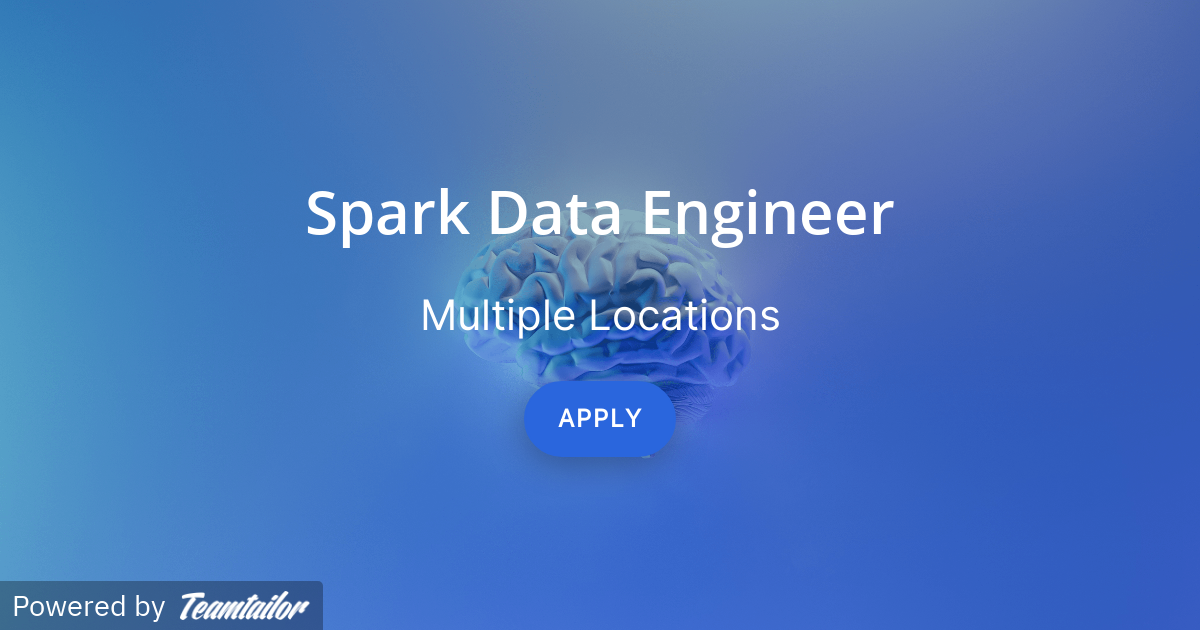 Spark Data Engineer - SDG Group