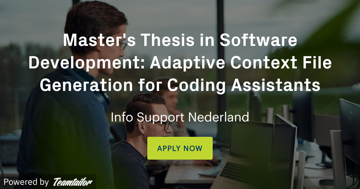 Master's Thesis in Software Development: Adaptive Context File ...