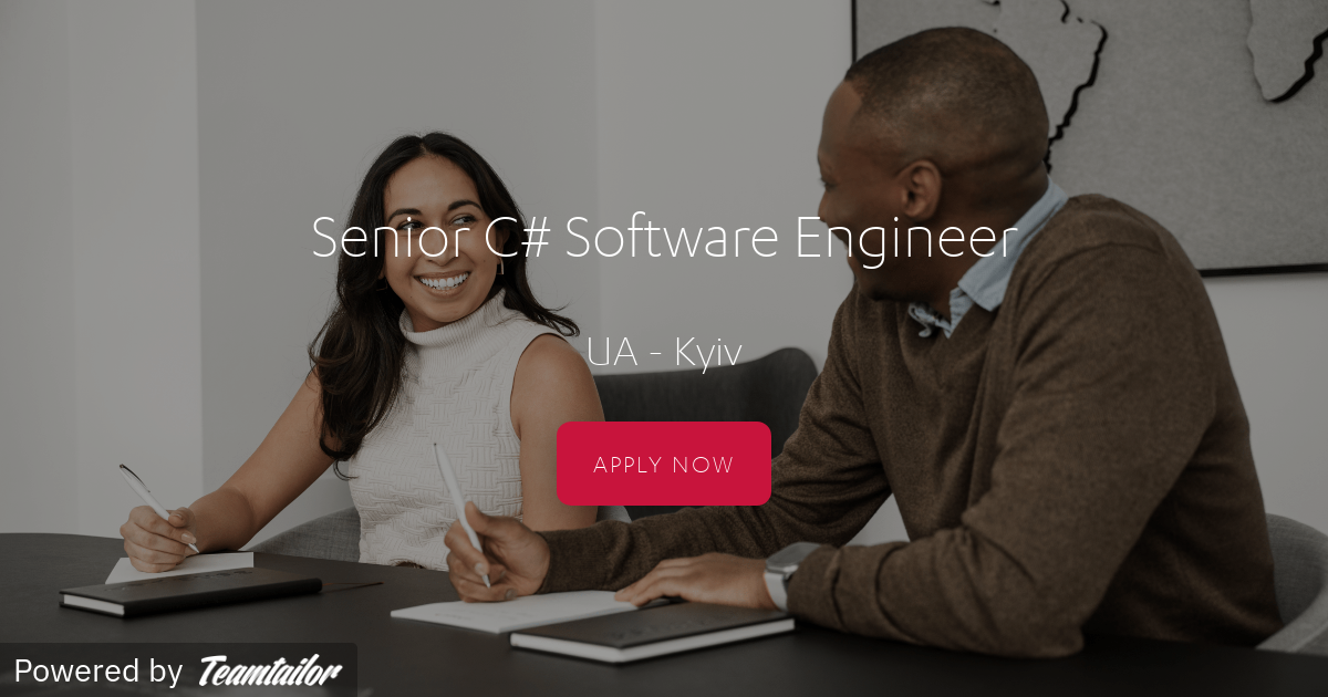 Senior C# Software Engineer - 3Shape
