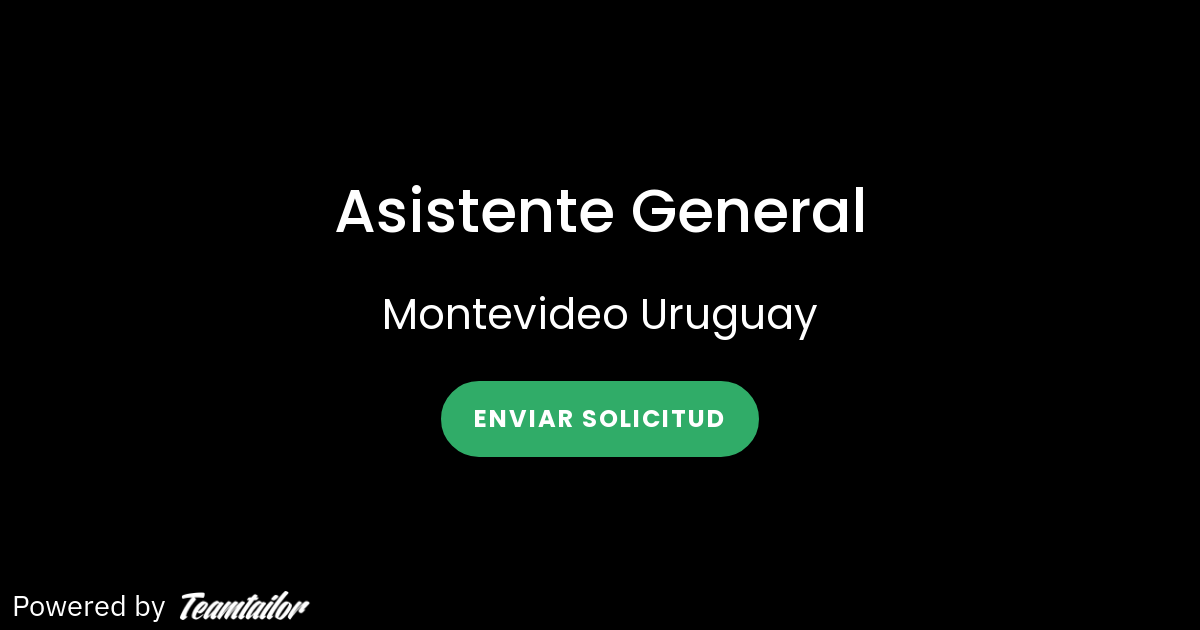Asistente General - Zonamerica
