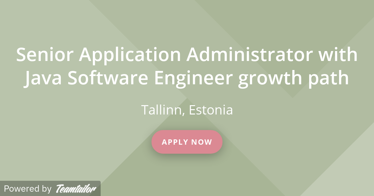 Senior Application Administrator with Java Software Engineer growth ...