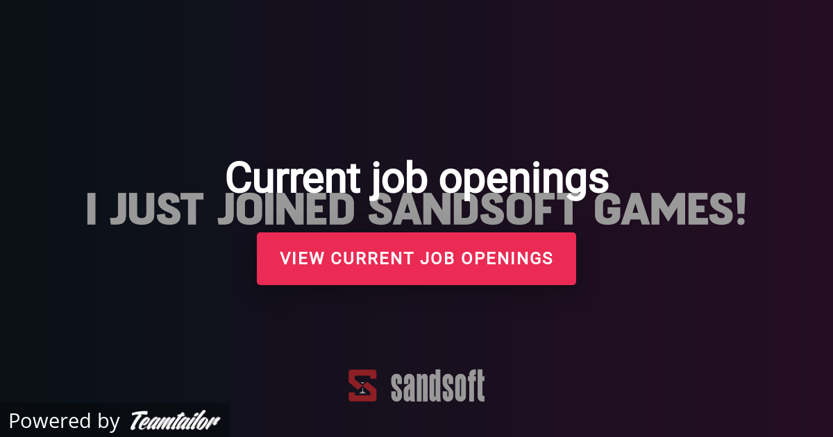 Jobs list - Sandsoft