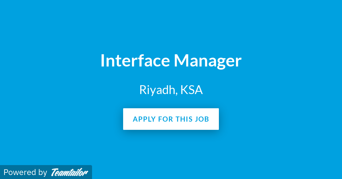 Interface Manager - Alpin Limited
