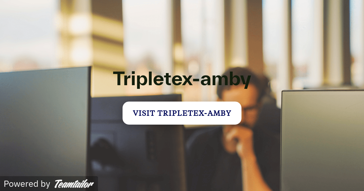 Først fellesskap. Så regnskap. - Tripletex