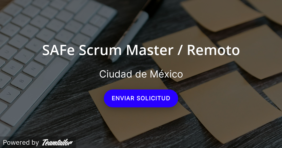 SAFe Scrum Master / Remoto - Dresden Partners