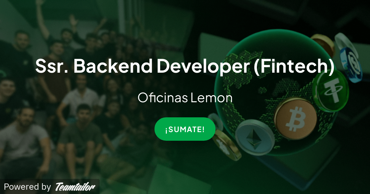 Ssr. Backend Developer - Lemon