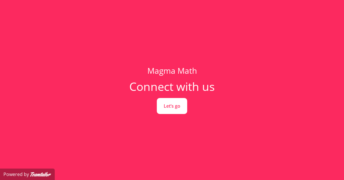 Magma Math – Connect