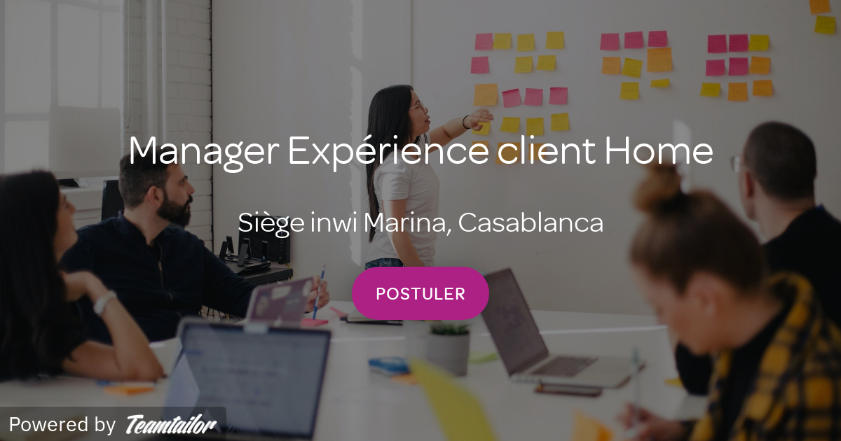 Manager Expérience client Home - inwi