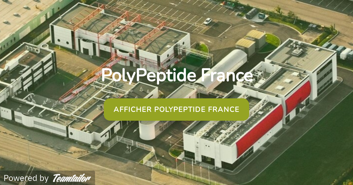 Bienvenue - PolyPeptide France