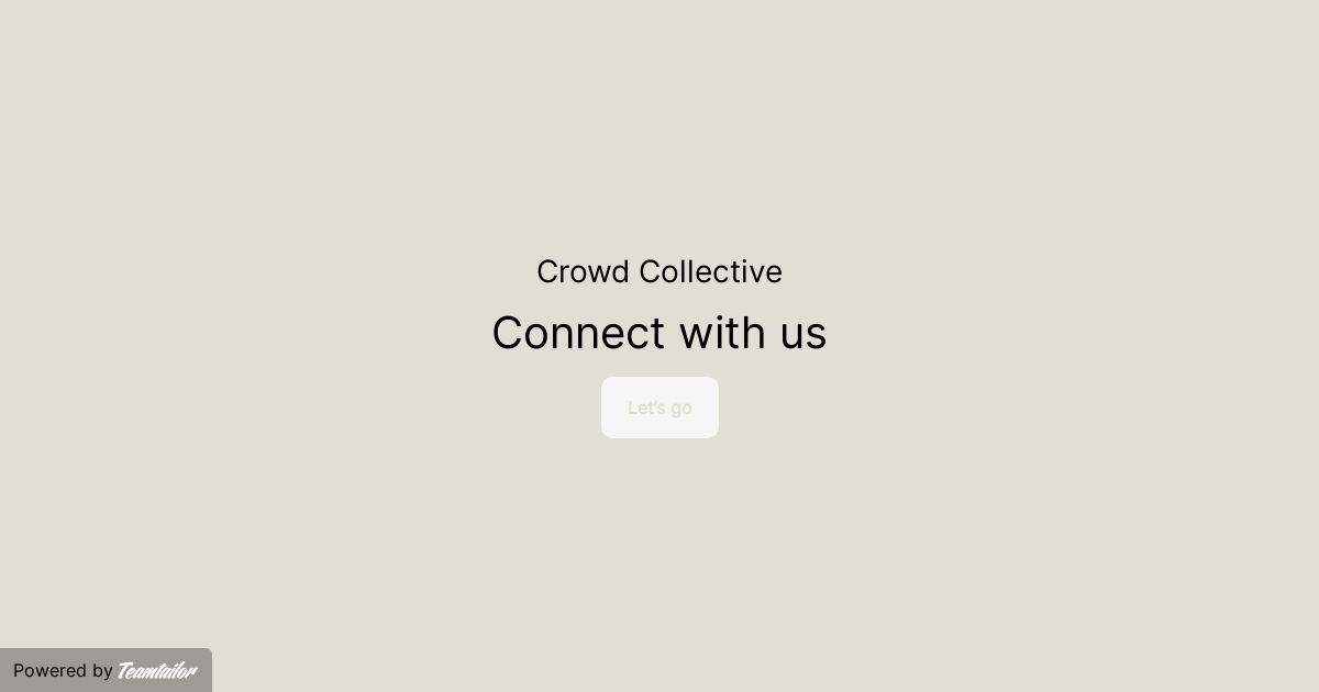 Crowd Collective – Connect
