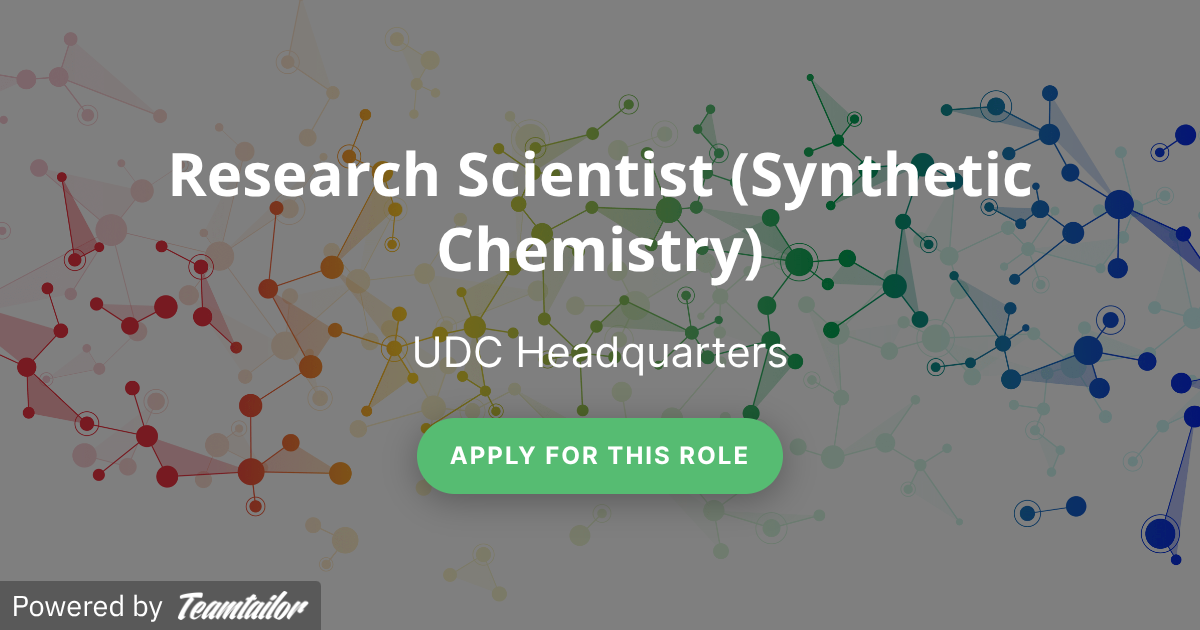 Research Scientist (Synthetic Chemistry) - Universal Display Corporation