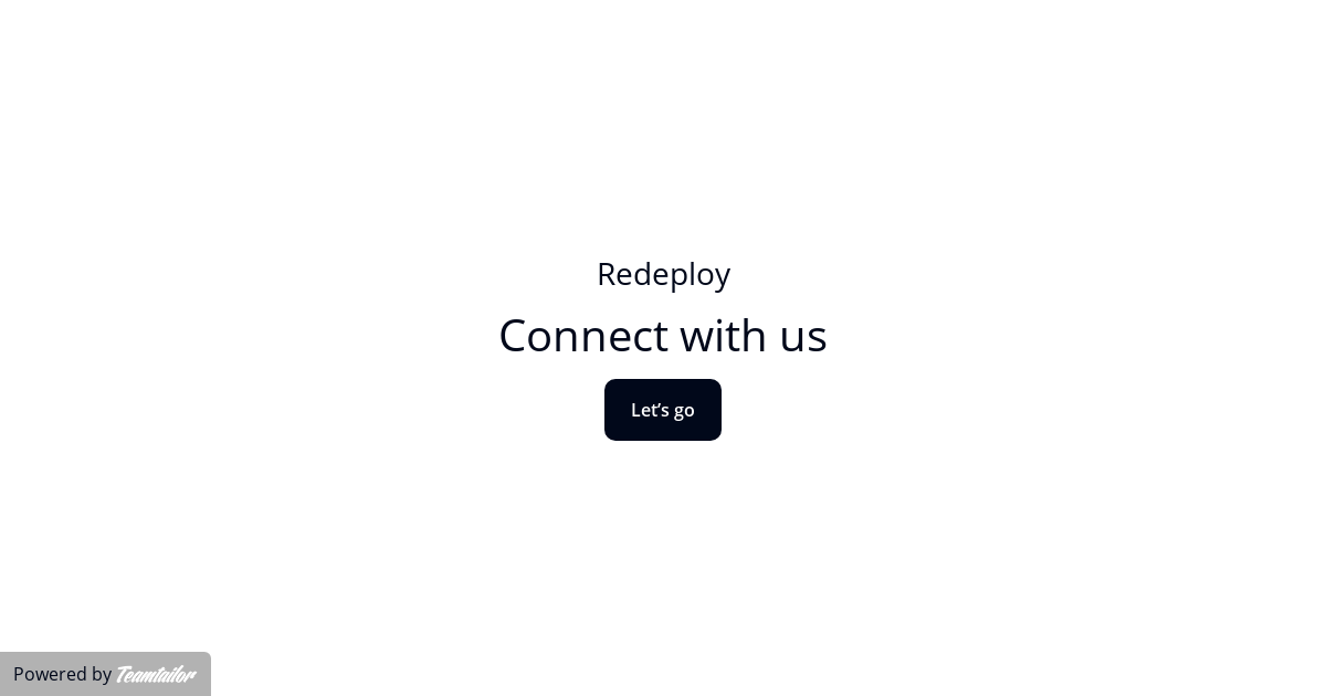 Redeploy – Connect